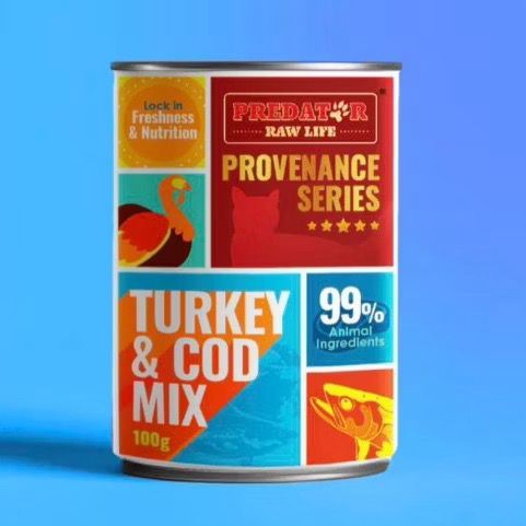 Turkey & Cod Mix Freeze-Dried Barf - Predator Raw Life(M) Sdn Bhd